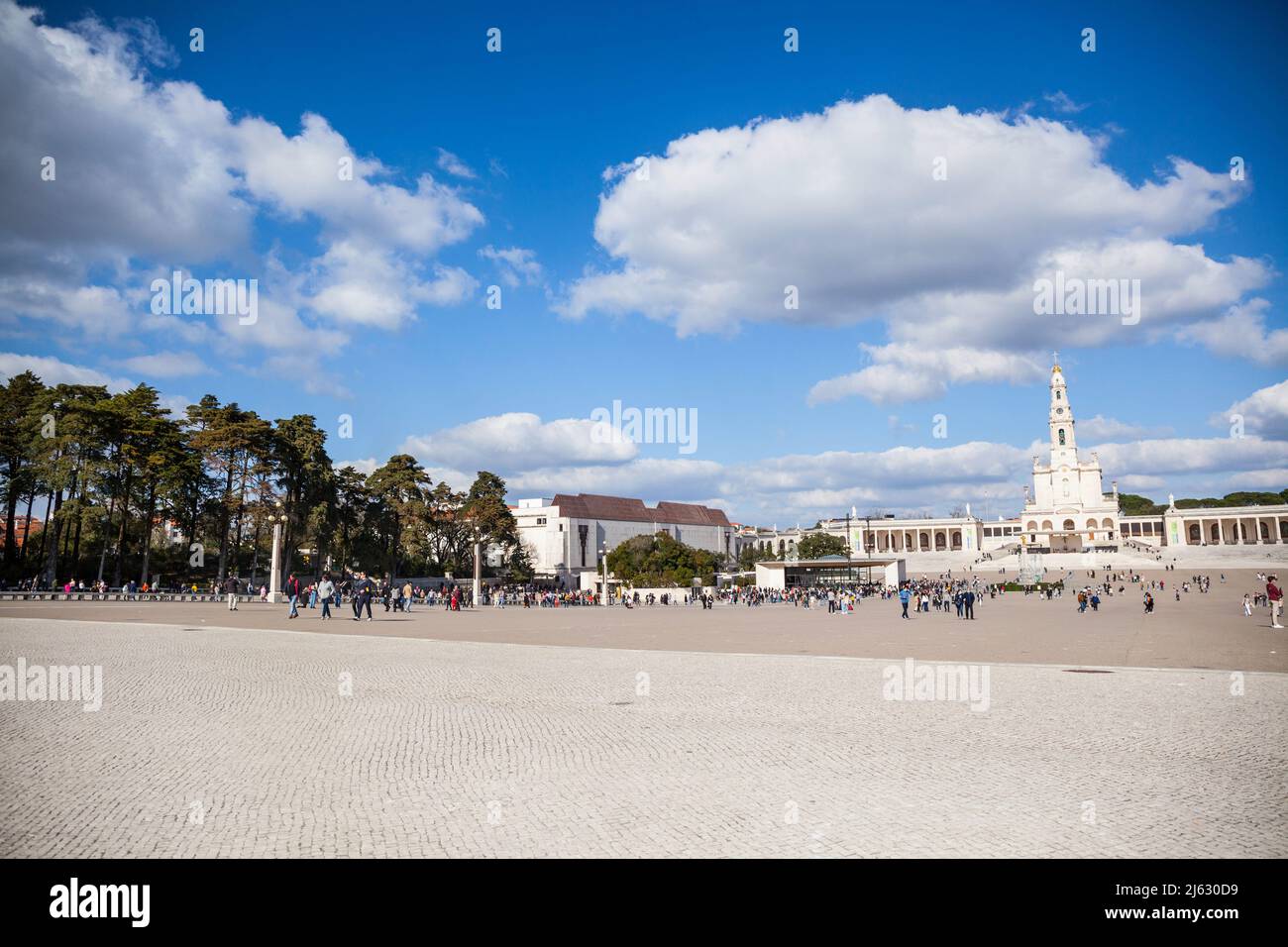 world famous Basilica of Our Lady of the Rosary in Fatima Portugal ...