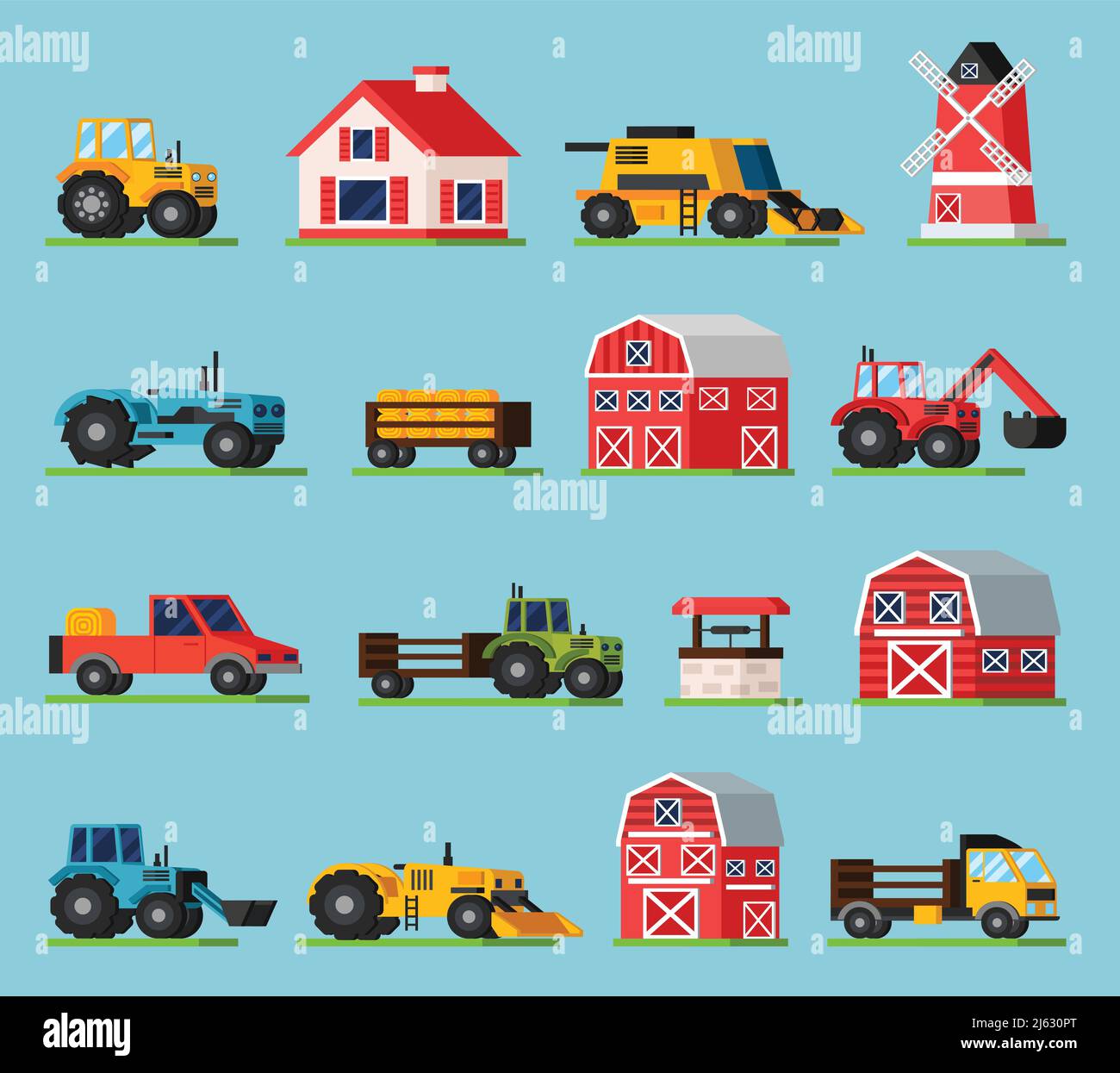 Equipment barns Stock Vector Images - Alamy