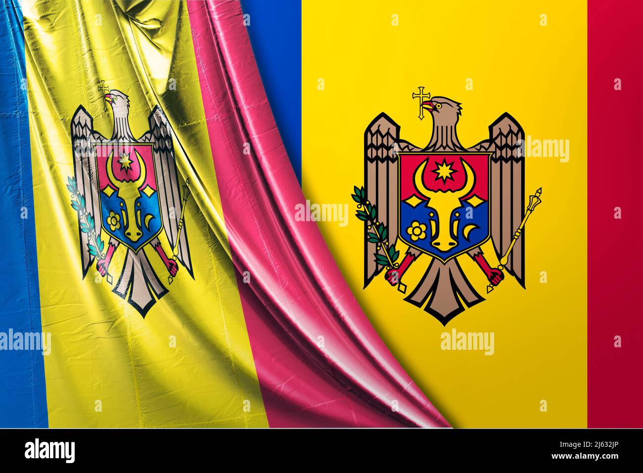 Flag of Moldova The national flag of the Republic of Moldova (Romanian ...