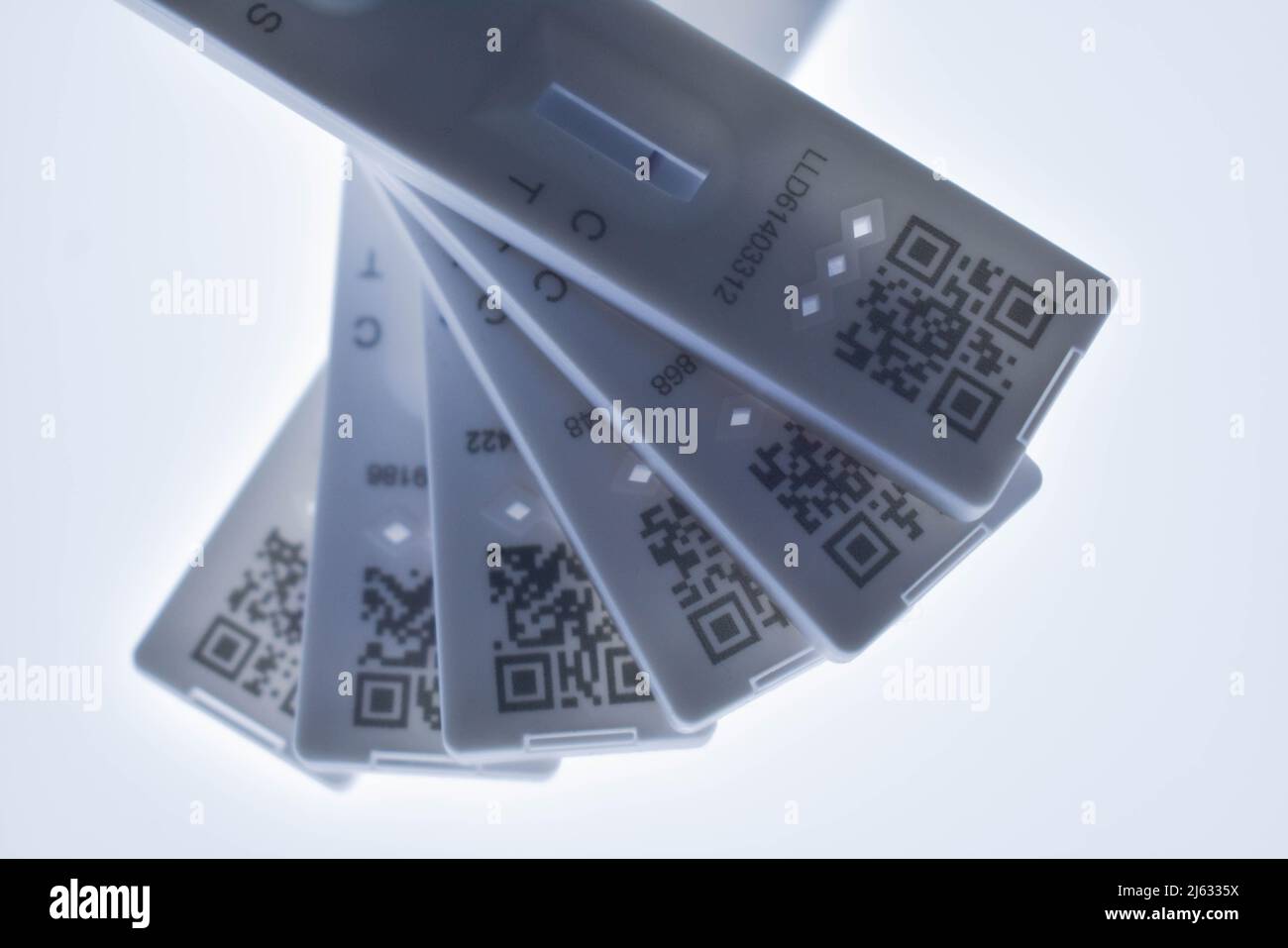 Negative COVID-19 Test Kit Strips Stock Photo - Alamy