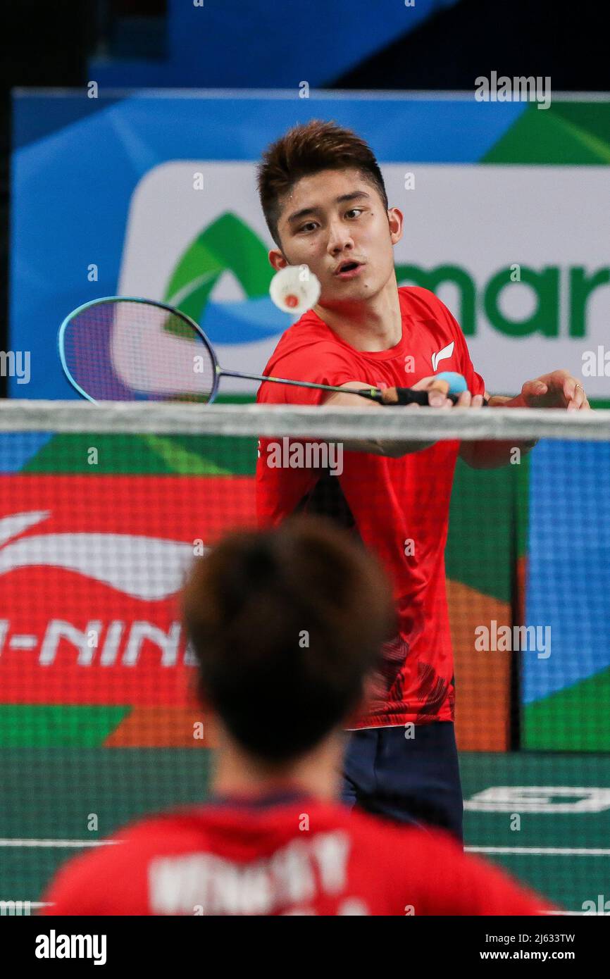 Manila, Philippines. 27th Apr, 2022. Jia Heng Jason Teh of Singapore ...