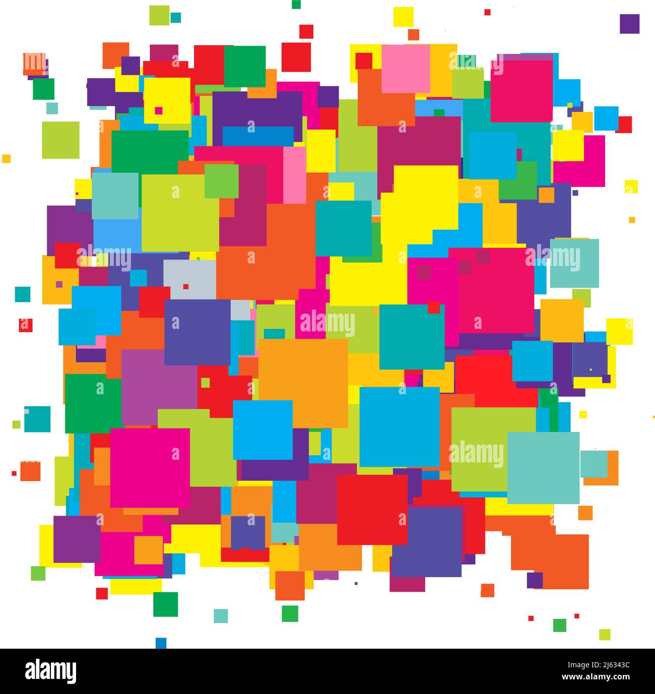 Abstract overlapping squares element vector illustraiton. Stock vector ...