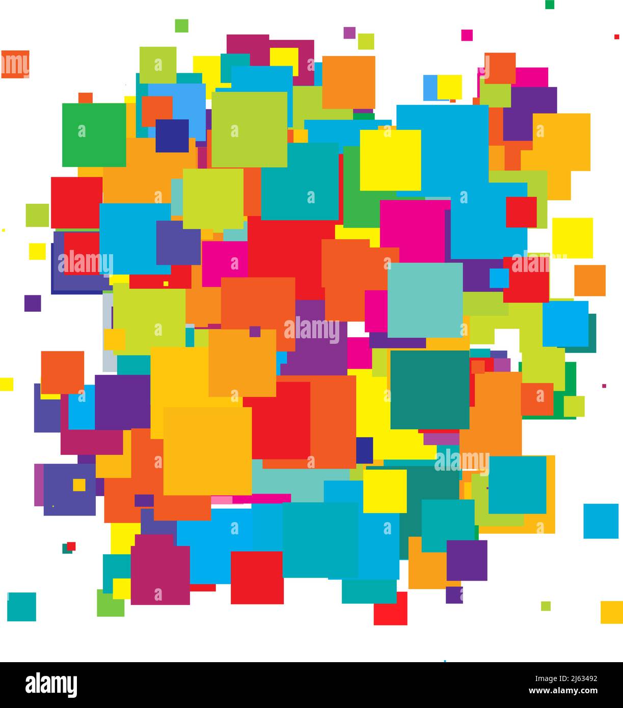 Abstract overlapping squares element vector illustraiton. Stock vector ...