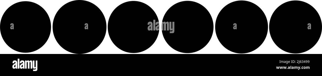 Horizontal dividers, separators vector illustration. Stock vector ...