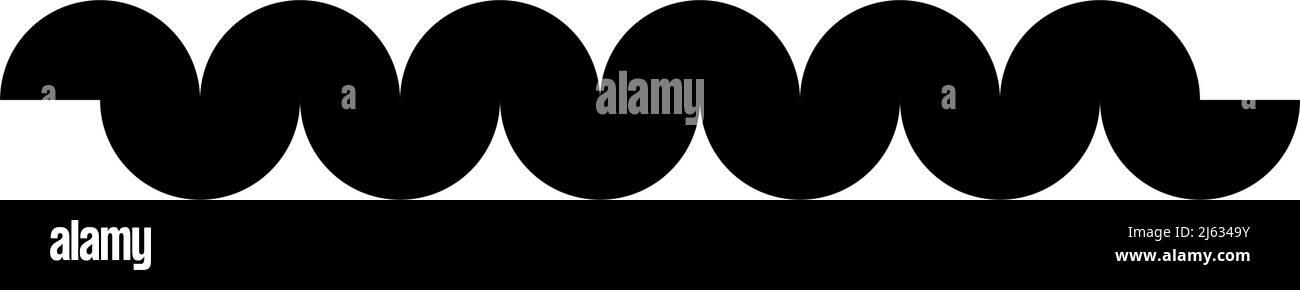 Horizontal dividers, separators vector illustration. Stock vector ...