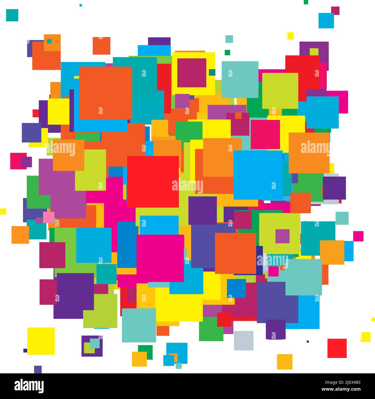 Abstract overlapping squares element vector illustraiton. Stock vector ...