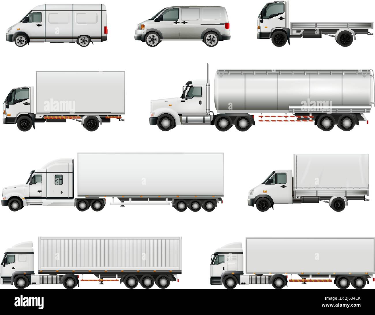 Container lorries Stock Vector Images - Alamy