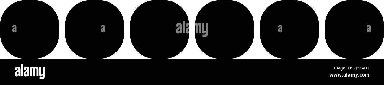 Horizontal dividers, separators vector illustration. Stock vector ...