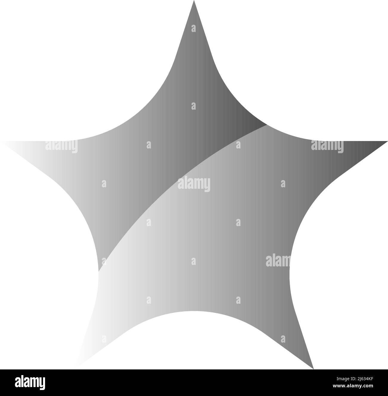 Star shape, star icon element vector illustration. Stock vector ...