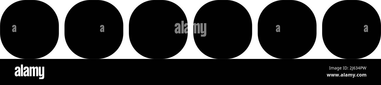 Horizontal dividers, separators vector illustration. Stock vector ...