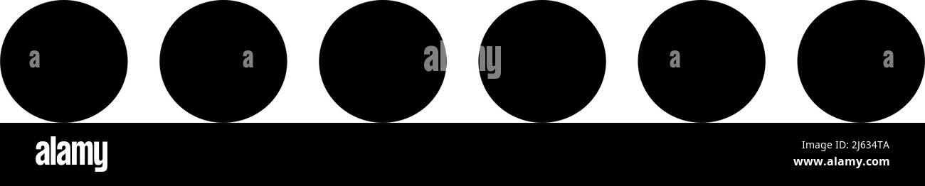 Horizontal dividers, separators vector illustration. Stock vector ...