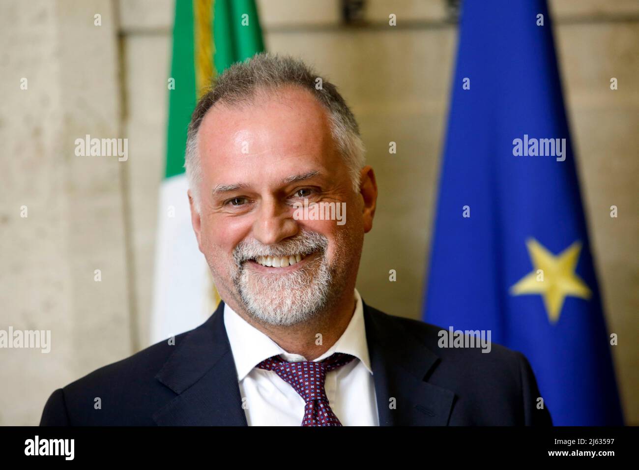 The italian minister of tourism massimo garavaglia hi-res stock ...