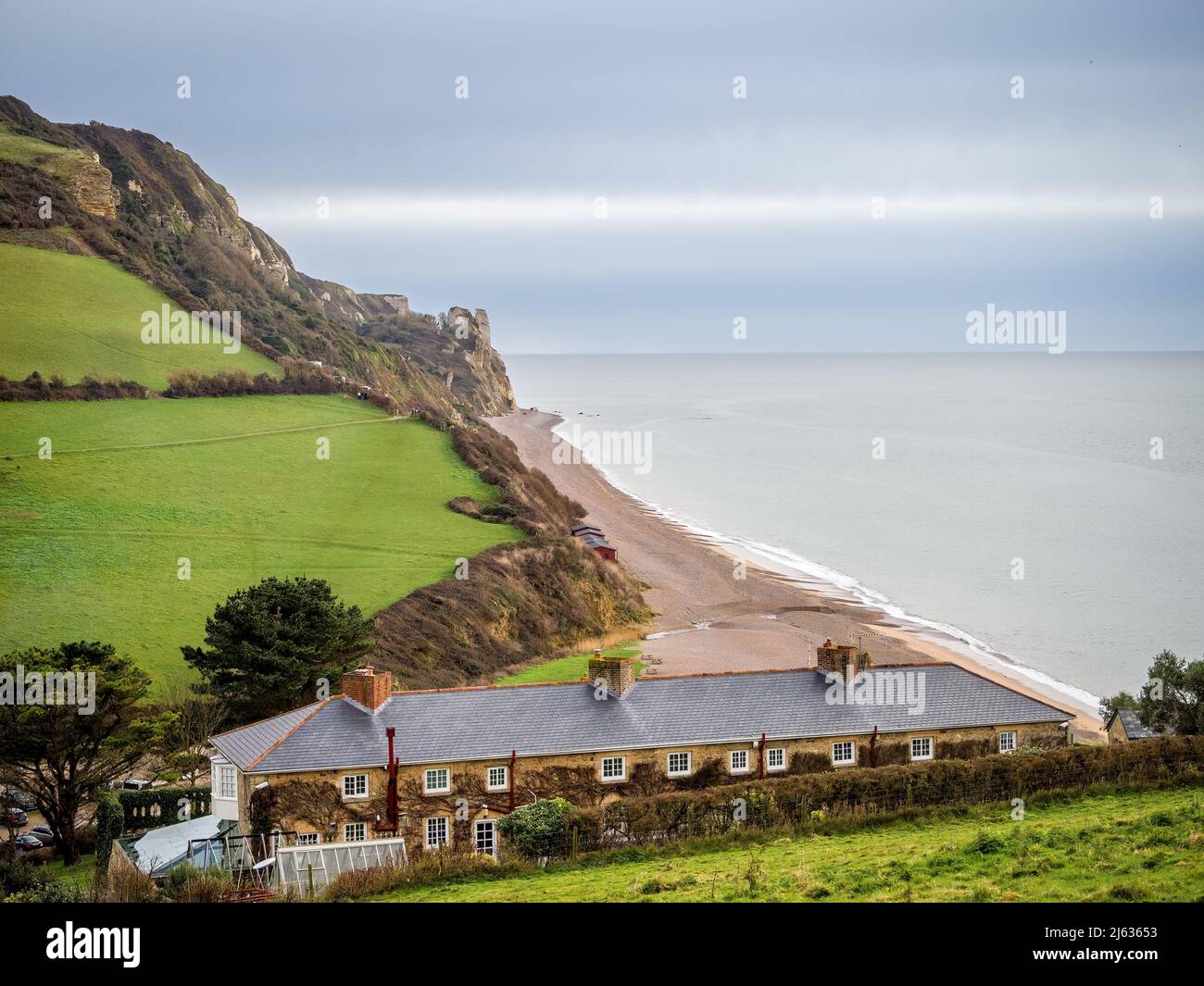 Branscombe Beach, Devon Stock Photo - Alamy