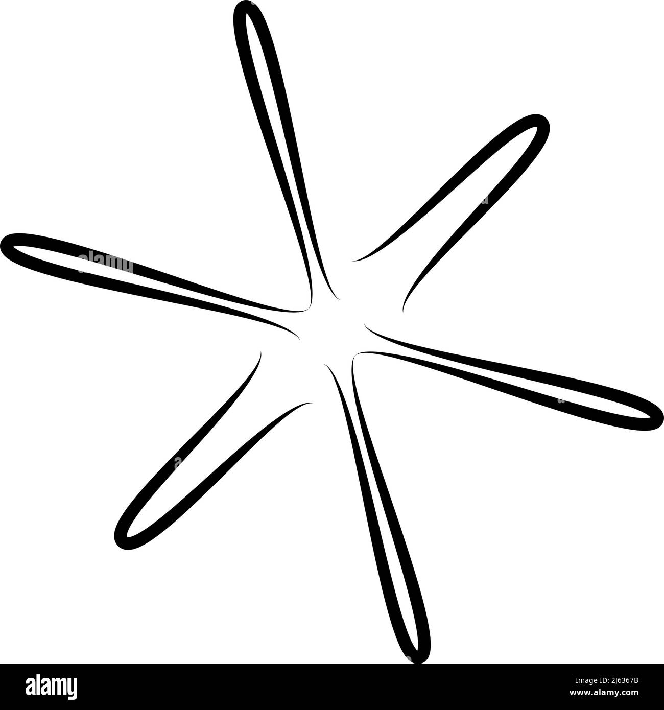 Abstract radial, geometric vector design element. Non figurative ...