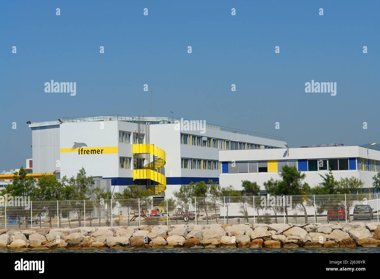 French research institute for the exploitation of the sea at La Seyne ...