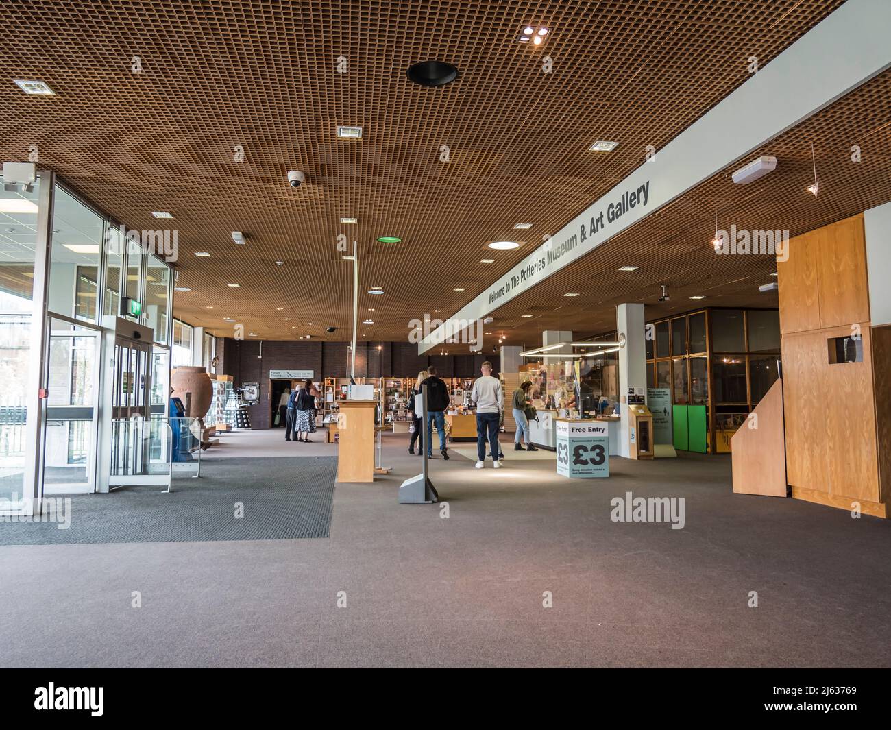 This is the Potteries Museum and Art Gallery in Stoke on Trent in ...