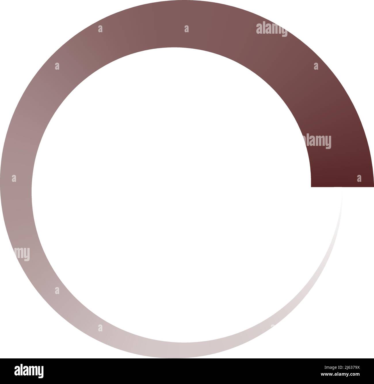 Circle preloader, buffer shape. Circular progress bar. Meter, guage and indicator icon with ...