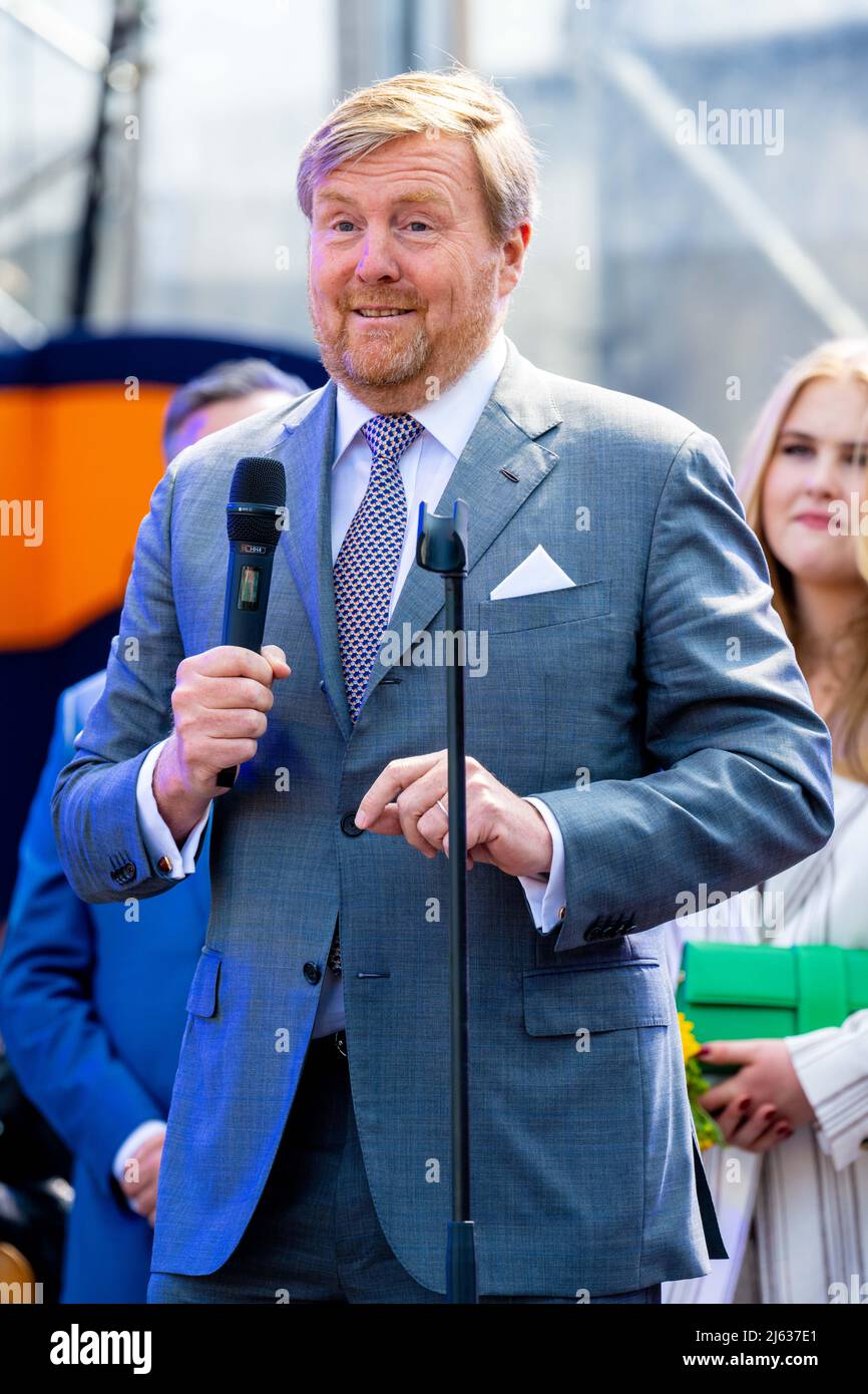 King Willem-Alexander of the Netherlands celebrating the King's 55th ...