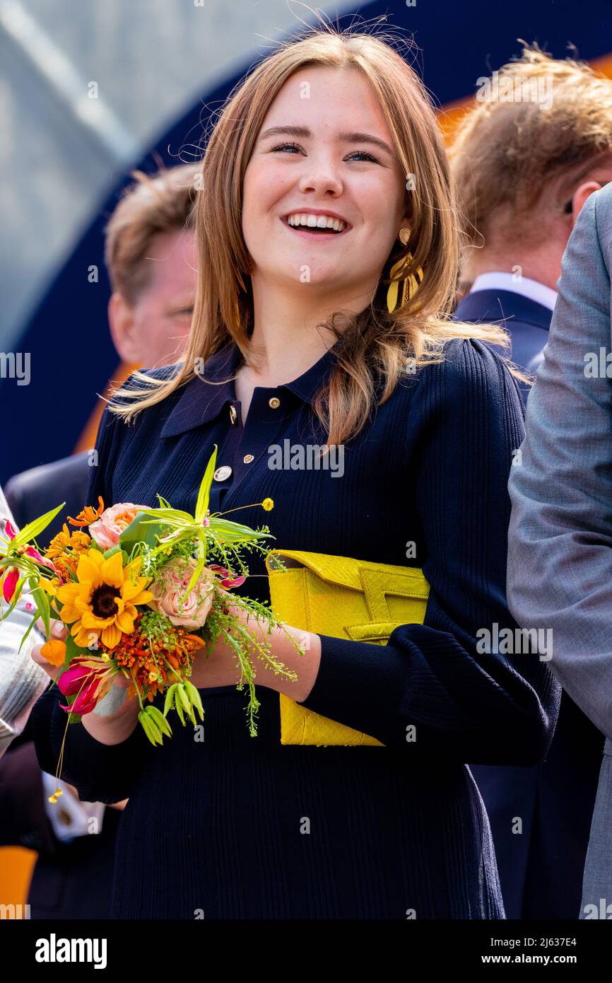 Princess Ariane of the Netherlands celebrating the King's 55th birthday ...