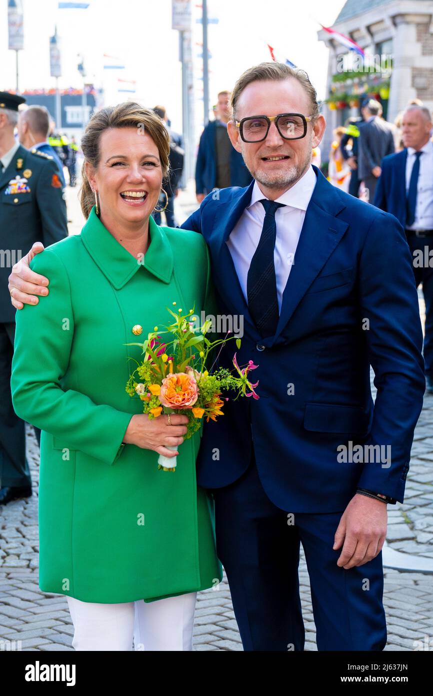 Prince Bernhard and Princess Annette of the Netherlands celebrating the ...
