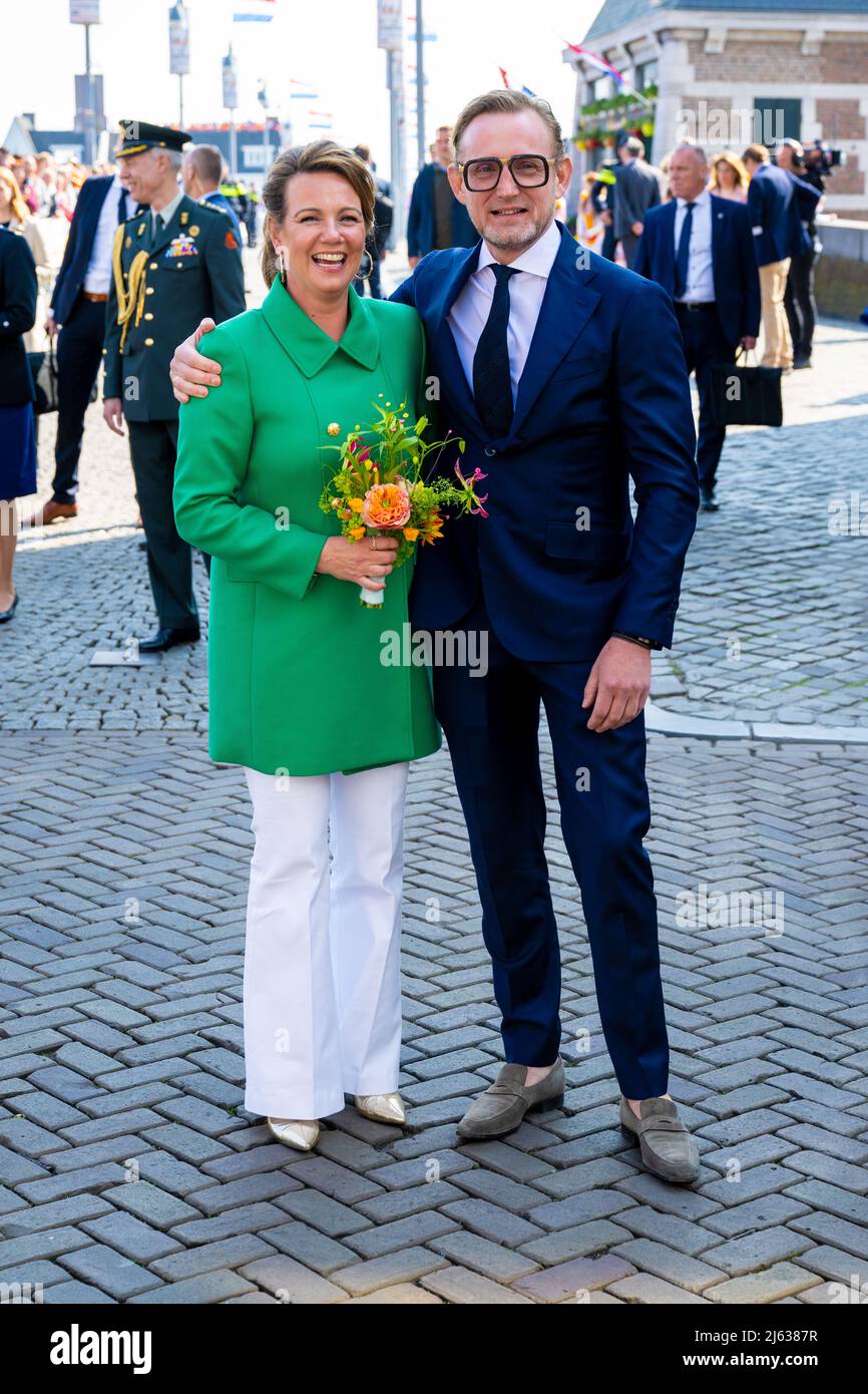 Prince Bernhard and Princess Annette of the Netherlands celebrating the ...