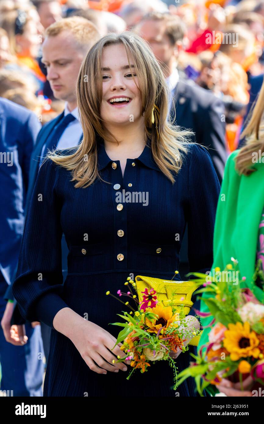Prince Ariane of the Netherlands celebrating the King's 55th birthday ...