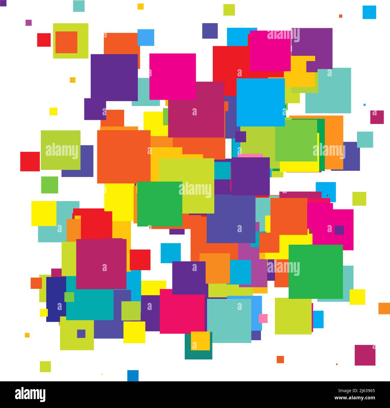 Abstract overlapping squares element vector illustraiton. Stock vector ...