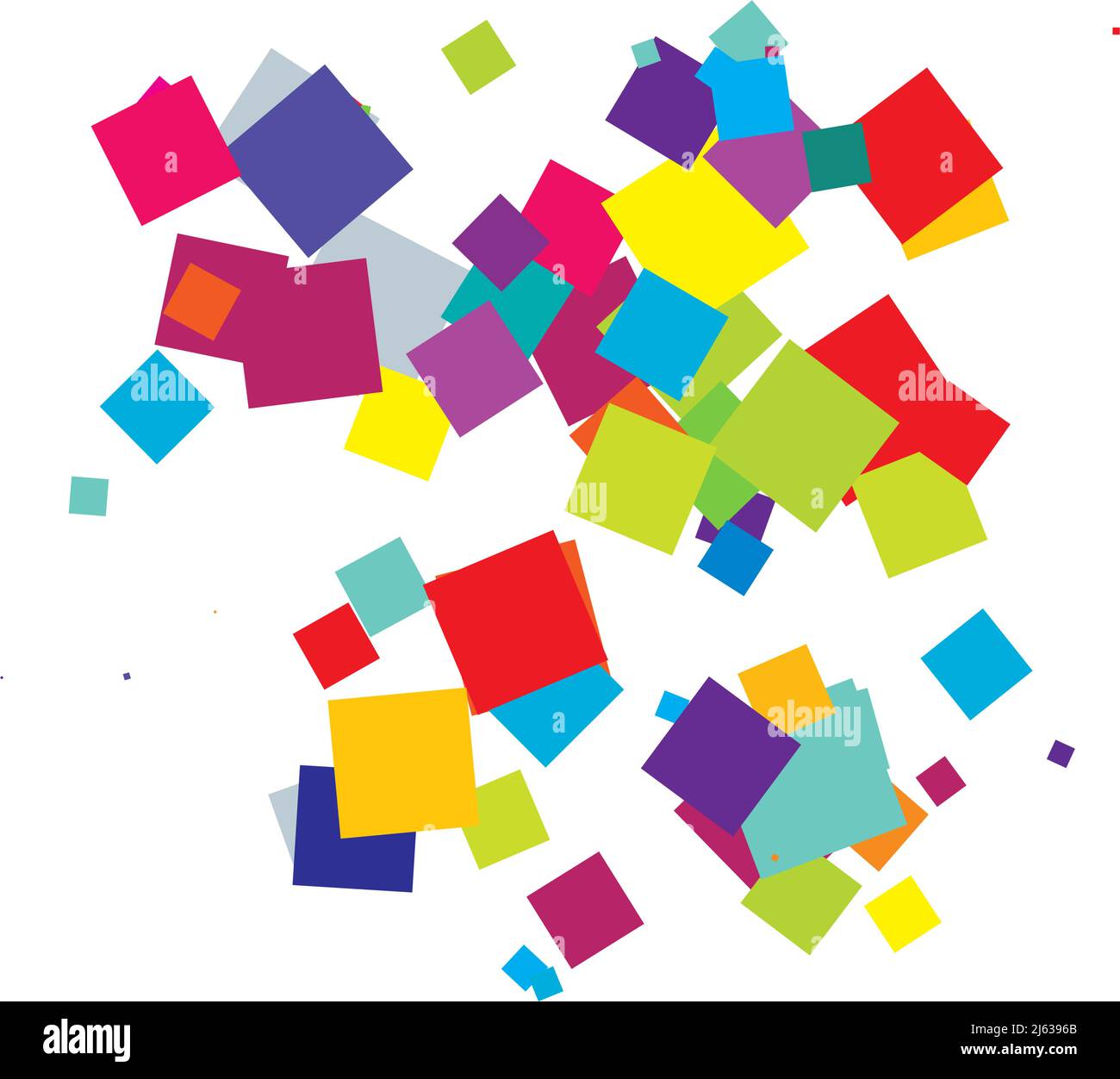 Abstract overlapping squares element vector illustraiton. Stock vector ...