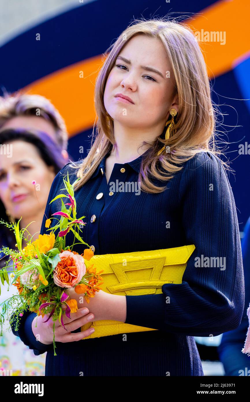 Princess Ariane of the Netherlands celebrating the King's 55th birthday ...