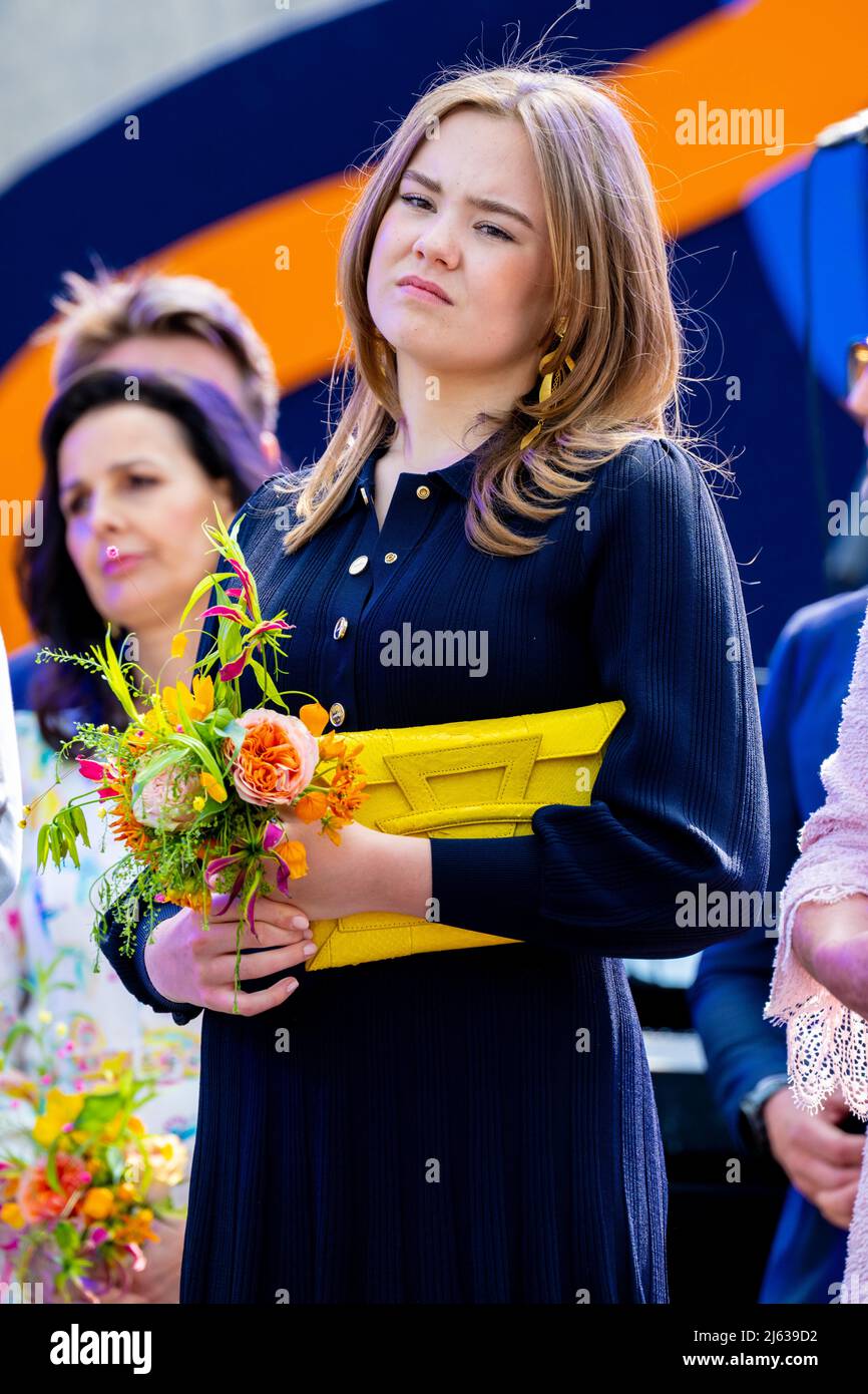 Princess Ariane of the Netherlands celebrating the King's 55th birthday ...