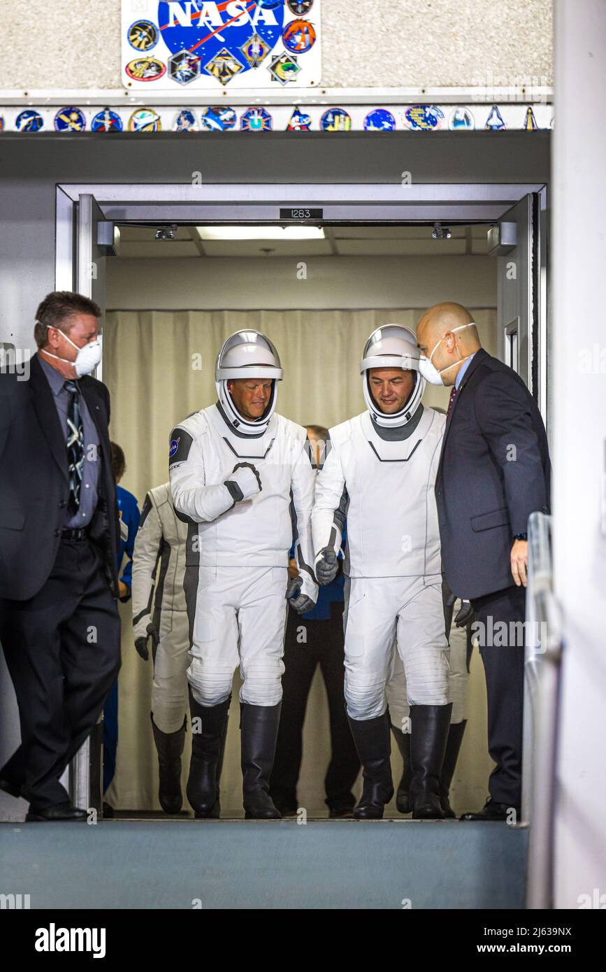 SpaceX Crew-4 astronauts including Bob Hines, mission specialist ...