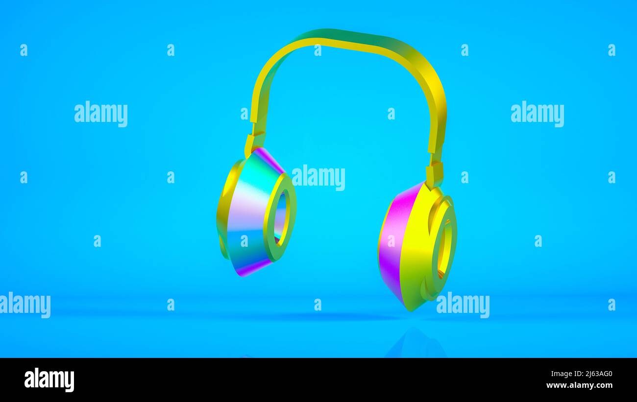 Headphone graphic hi-res stock photography and images - Alamy