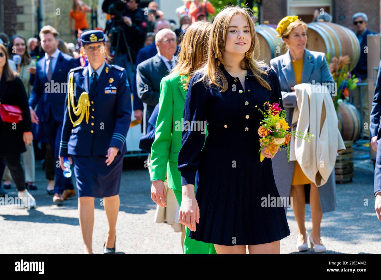 Prince Ariane of the Netherlands celebrating the King's 55th birthday ...