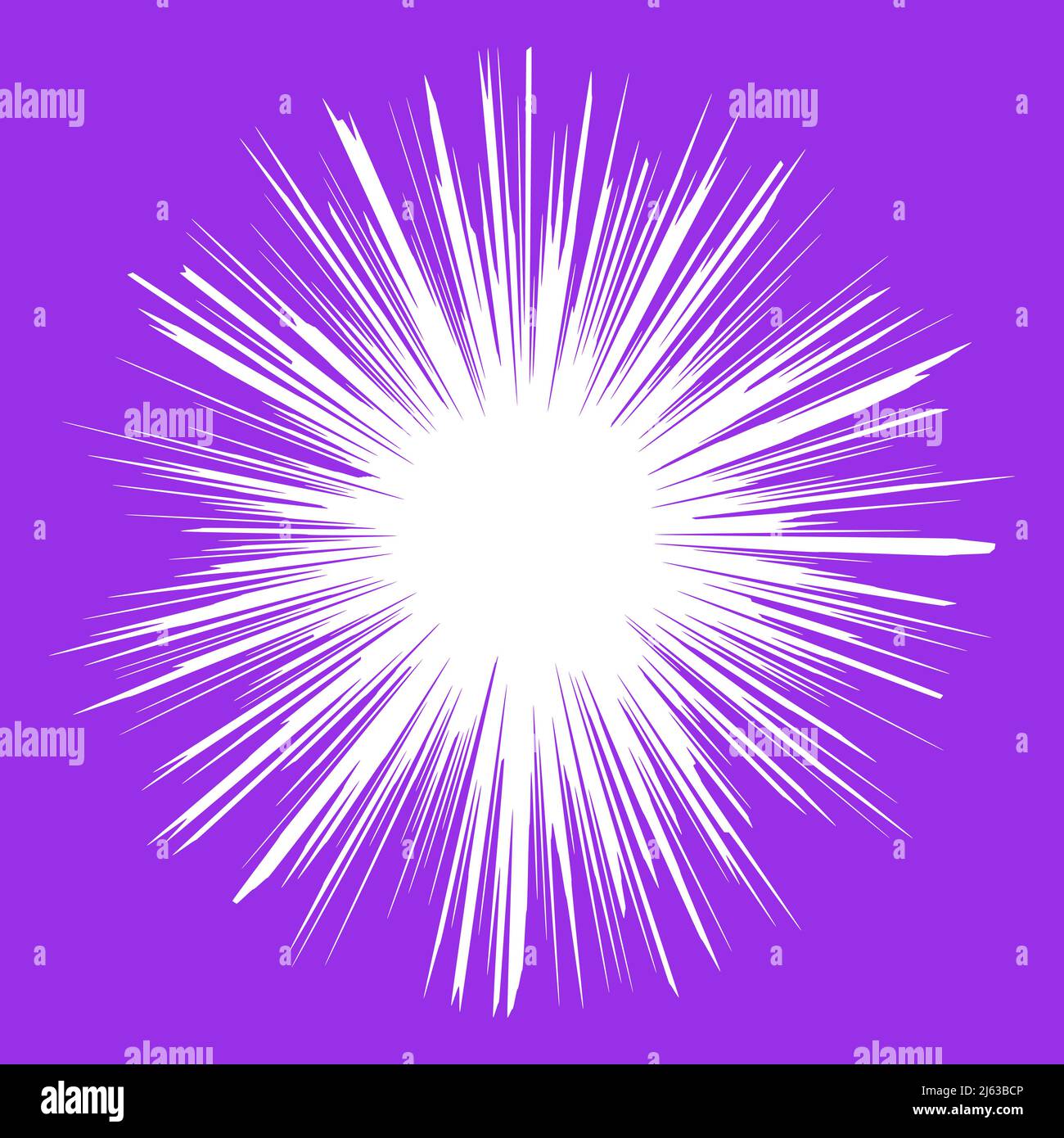 Abstract radial, geometric vector design element. Non figurative ...