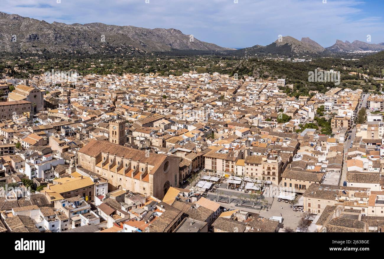 Pollensa village in majorca hi-res stock photography and images - Alamy