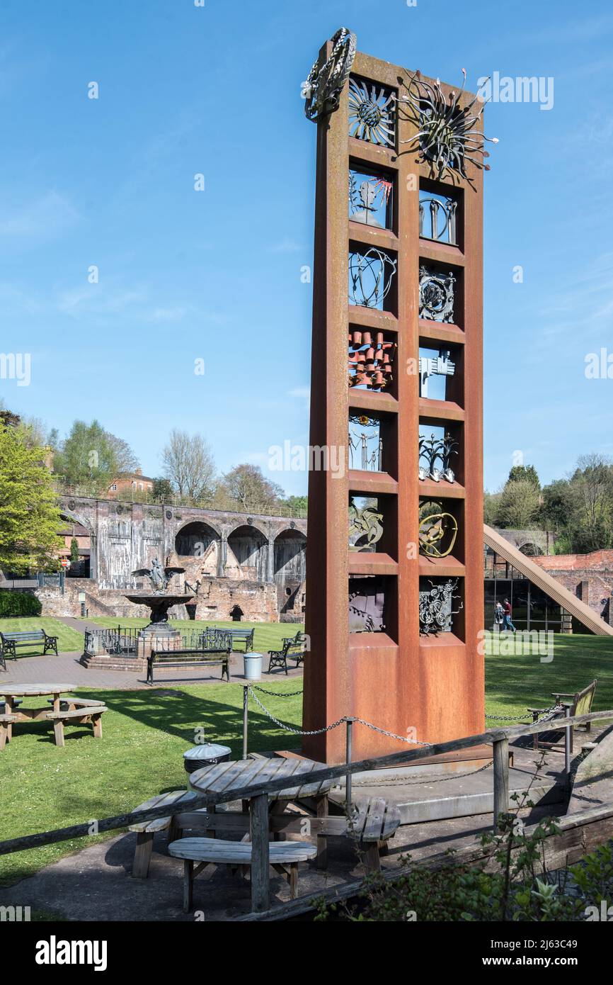Coalbrookdale Museum of Iron,Coach Road Ironbridge Shropshire , part of ...