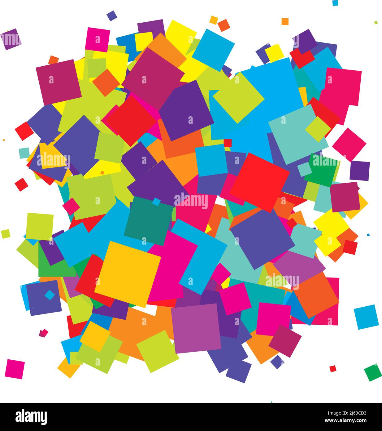 Abstract overlapping squares element vector illustraiton. Stock vector ...