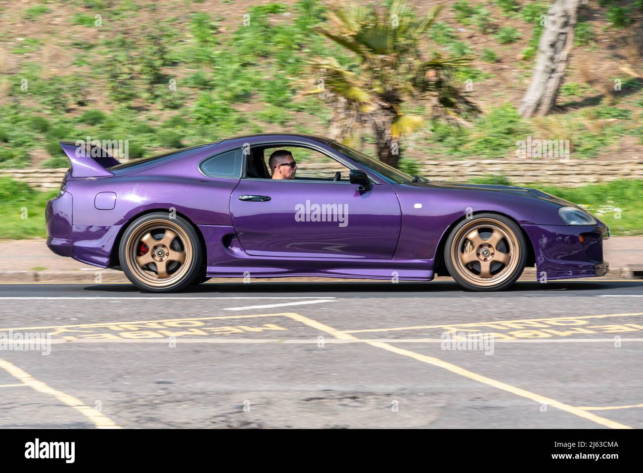 Toyota supra side view hi-res stock photography and images - Alamy