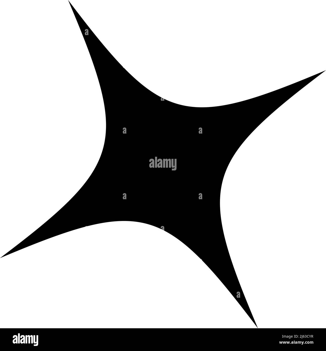 Abstract random geometric shape. Non figural, non figurative artistic ...