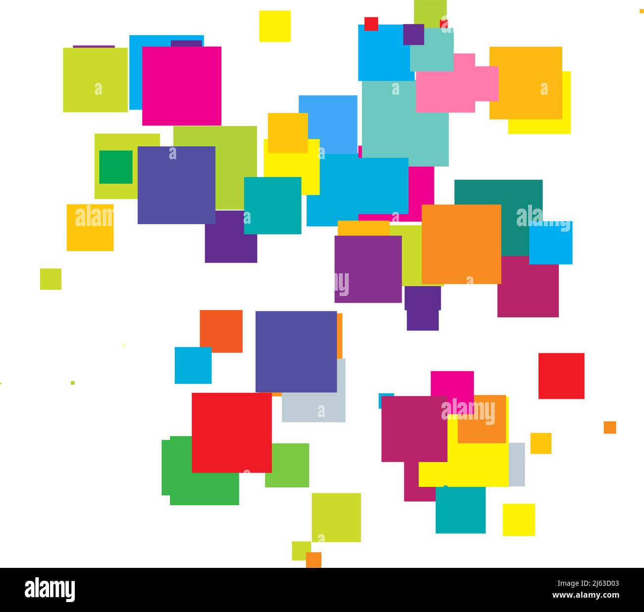 Abstract overlapping squares element vector illustraiton. Stock vector ...