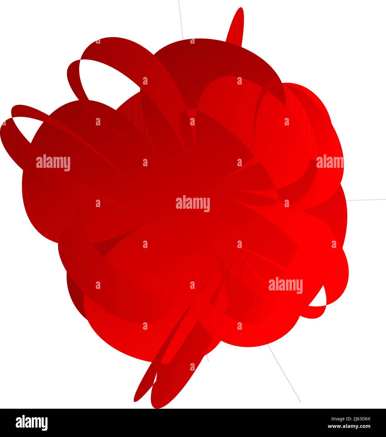 Abstract random geometric shape. Non figural, non figurative artistic ...