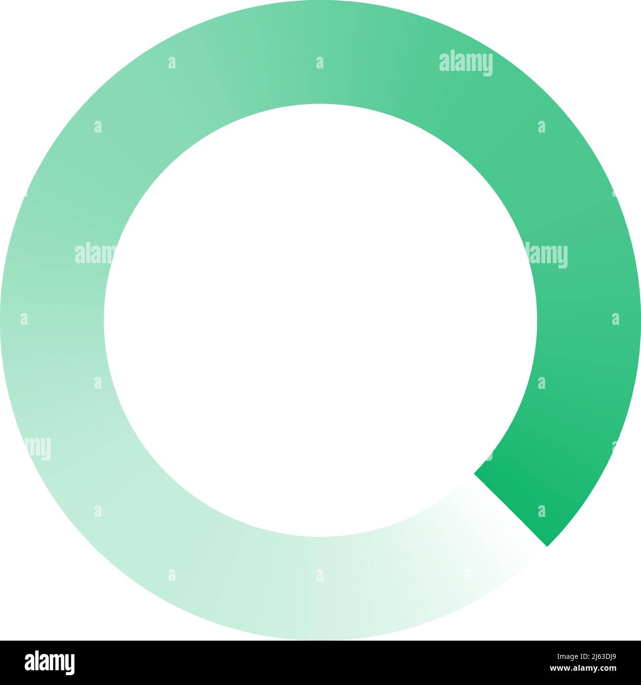 Circle preloader, buffer shape. Circular progress bar. Meter, guage and ...