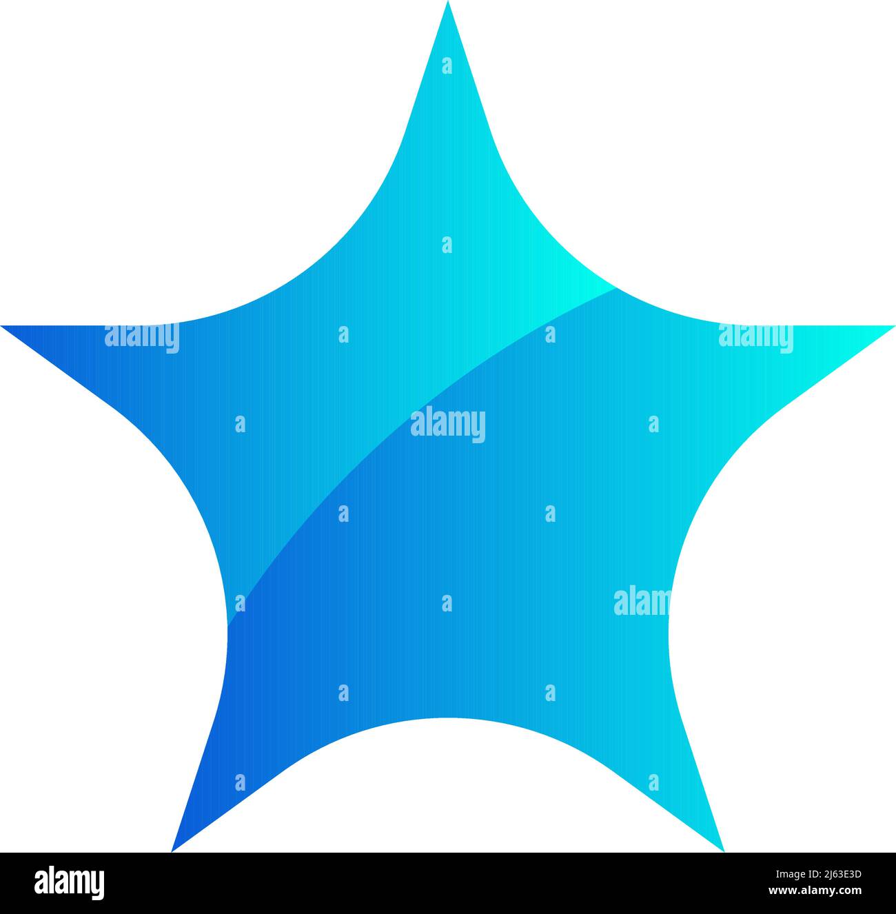 Star shape, star icon element vector illustration. Stock vector ...