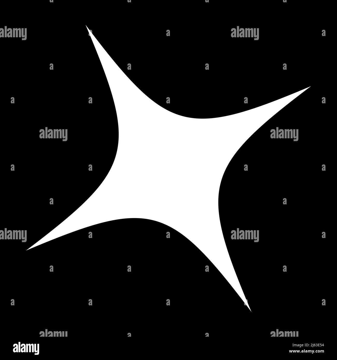 Abstract random geometric shape. Non figural, non figurative artistic ...