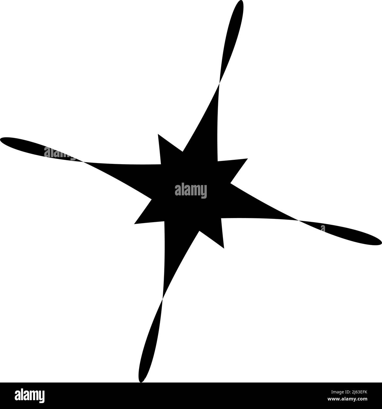 Abstract random geometric shape. Non figural, non figurative artistic ...