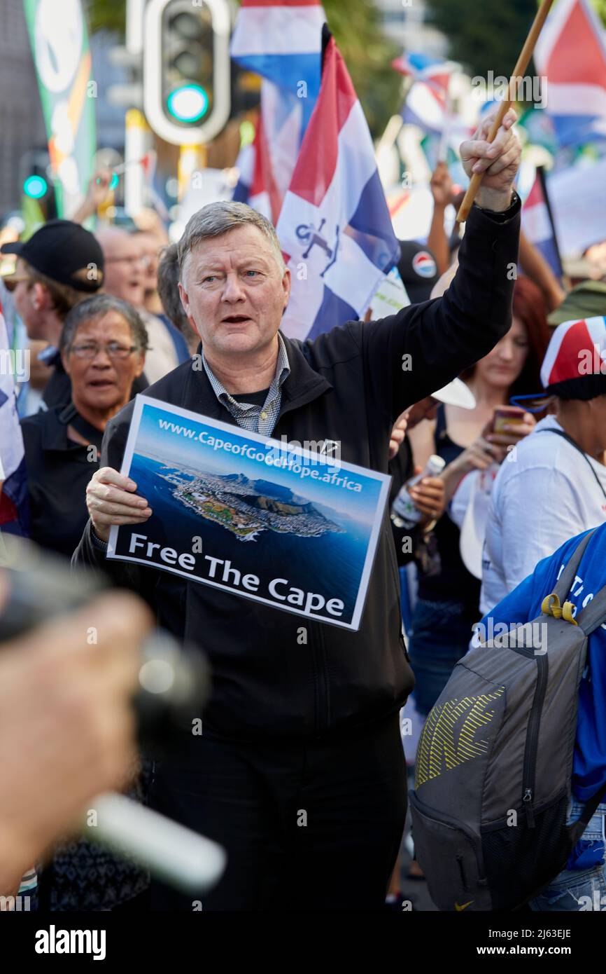 Cape Town, South Africa. 27th Apr, 2022. Cape Town Freedom Day Protest ...
