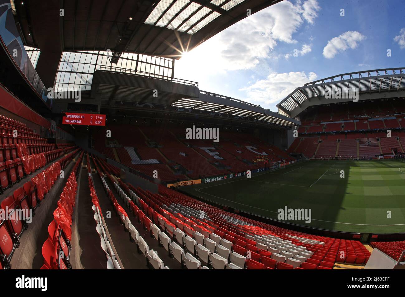 Anfield general view 2022 hi-res stock photography and images - Alamy