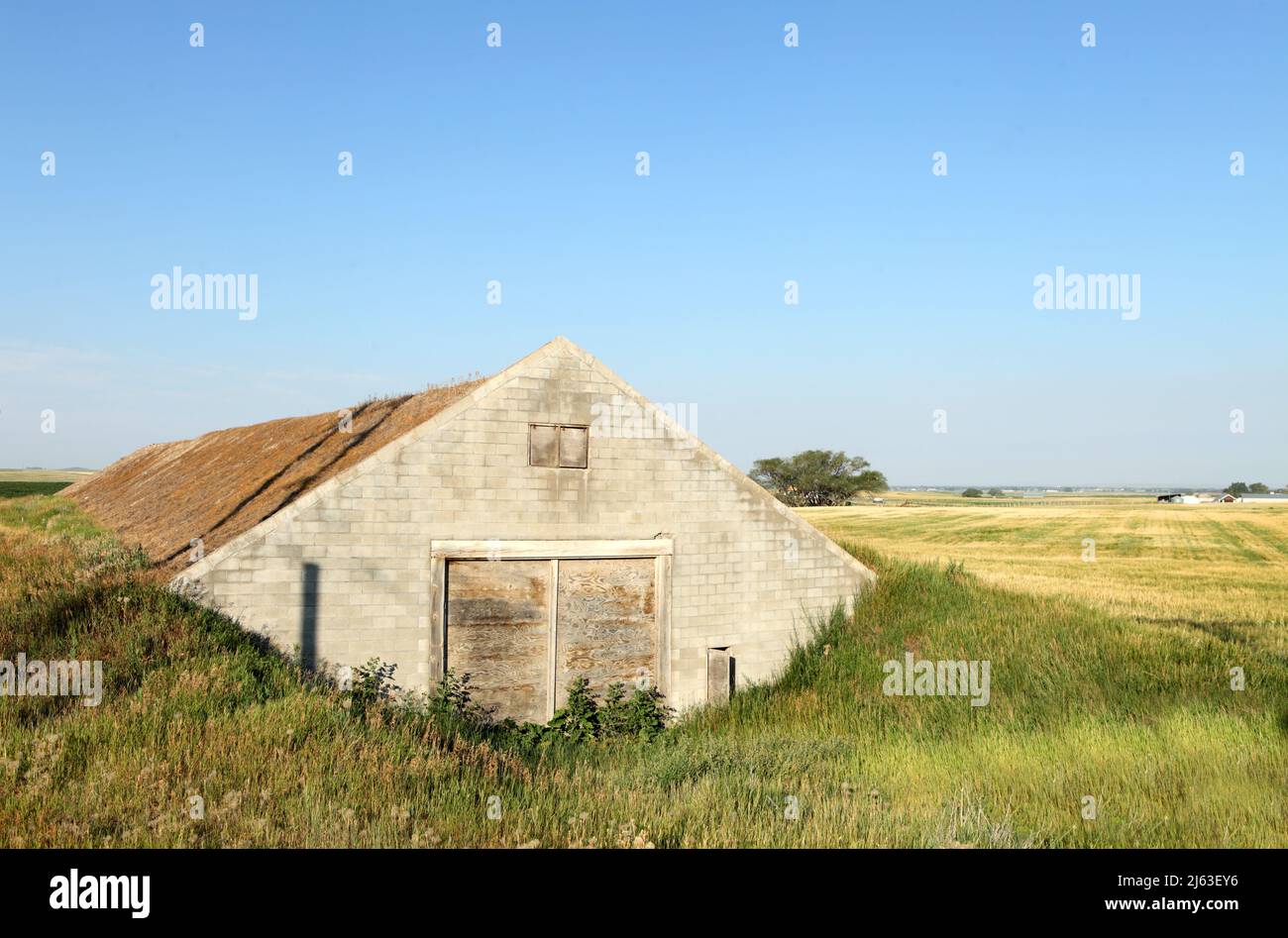 A vintage Idaho potato cellar, for storing famous Idaho potatoes. This ...