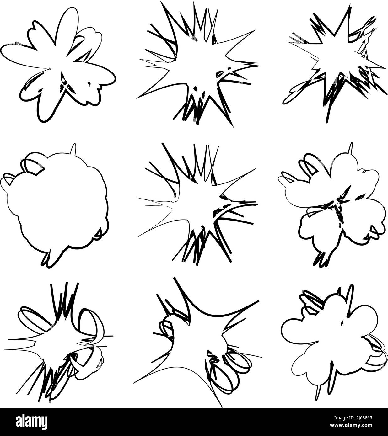 Abstract random geometric shape. Non figural, non figurative artistic ...