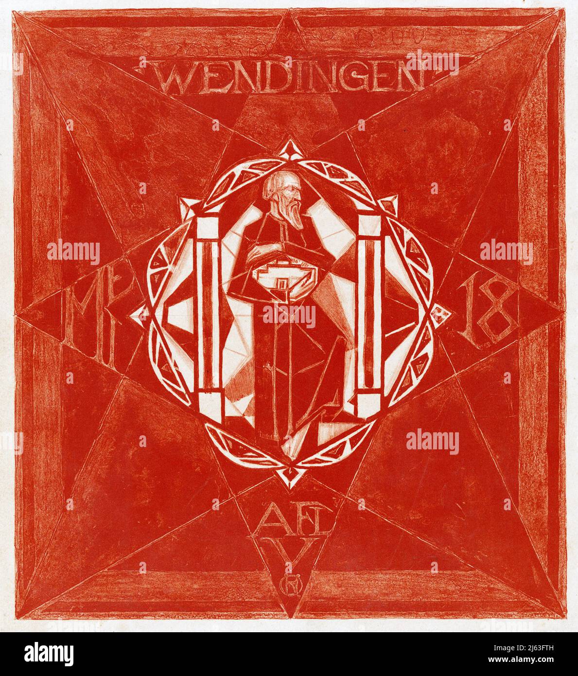 Art - Richard Nicolaus Roland Holst painting - Omslagontwerp voor ...